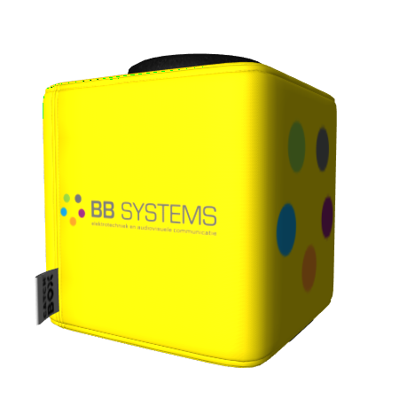 Catchbox kopen? Personaliseerbaar in huisstijl kleur en logobedrukking